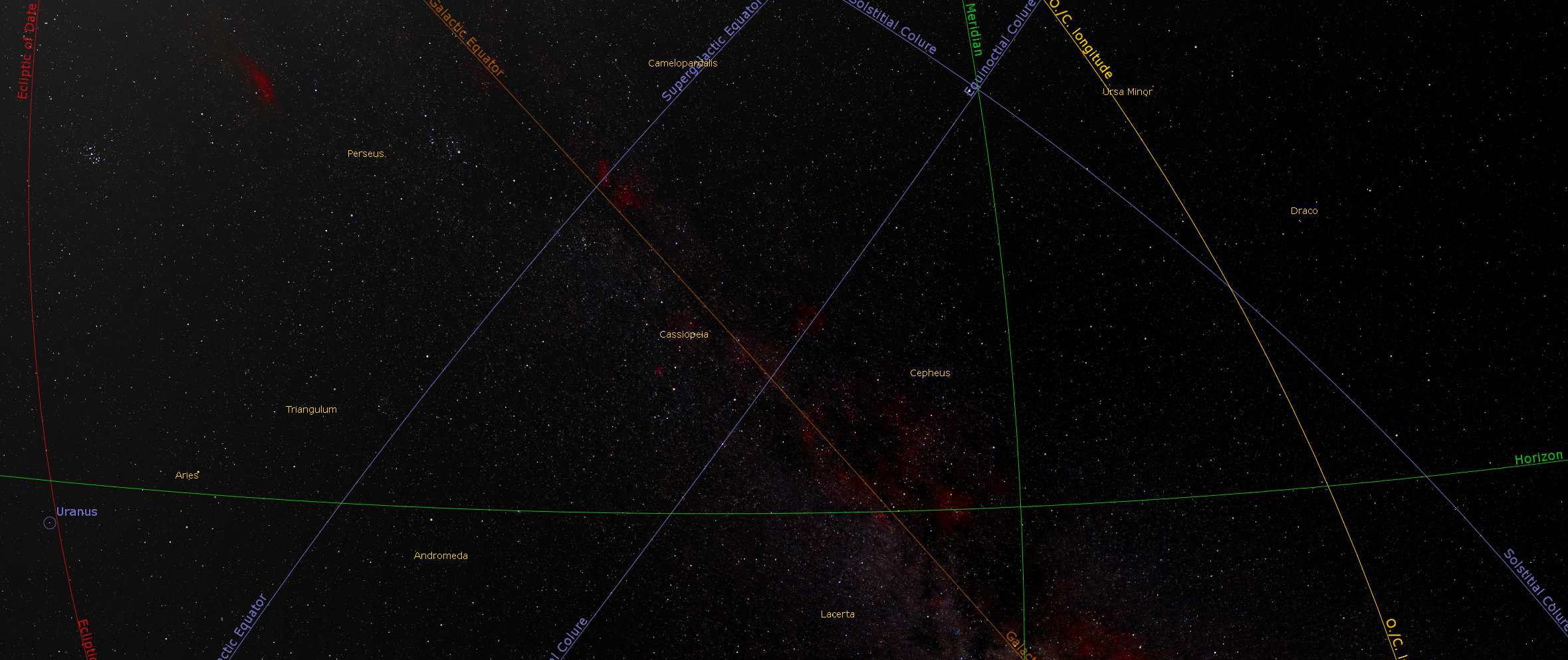 Planetarium astronomy simulation software for full-dome projection